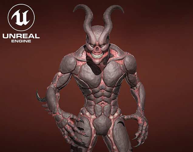 3D model Demon - Game Ready VR / AR / low-poly | CGTrader