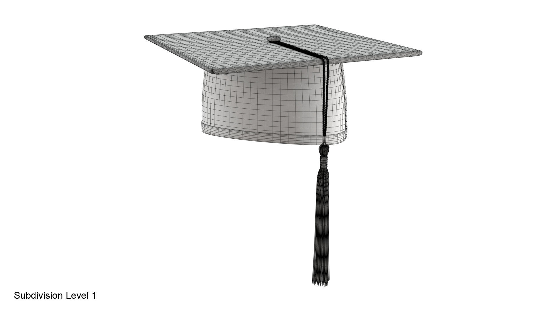 Graduation cap 3D model | CGTrader