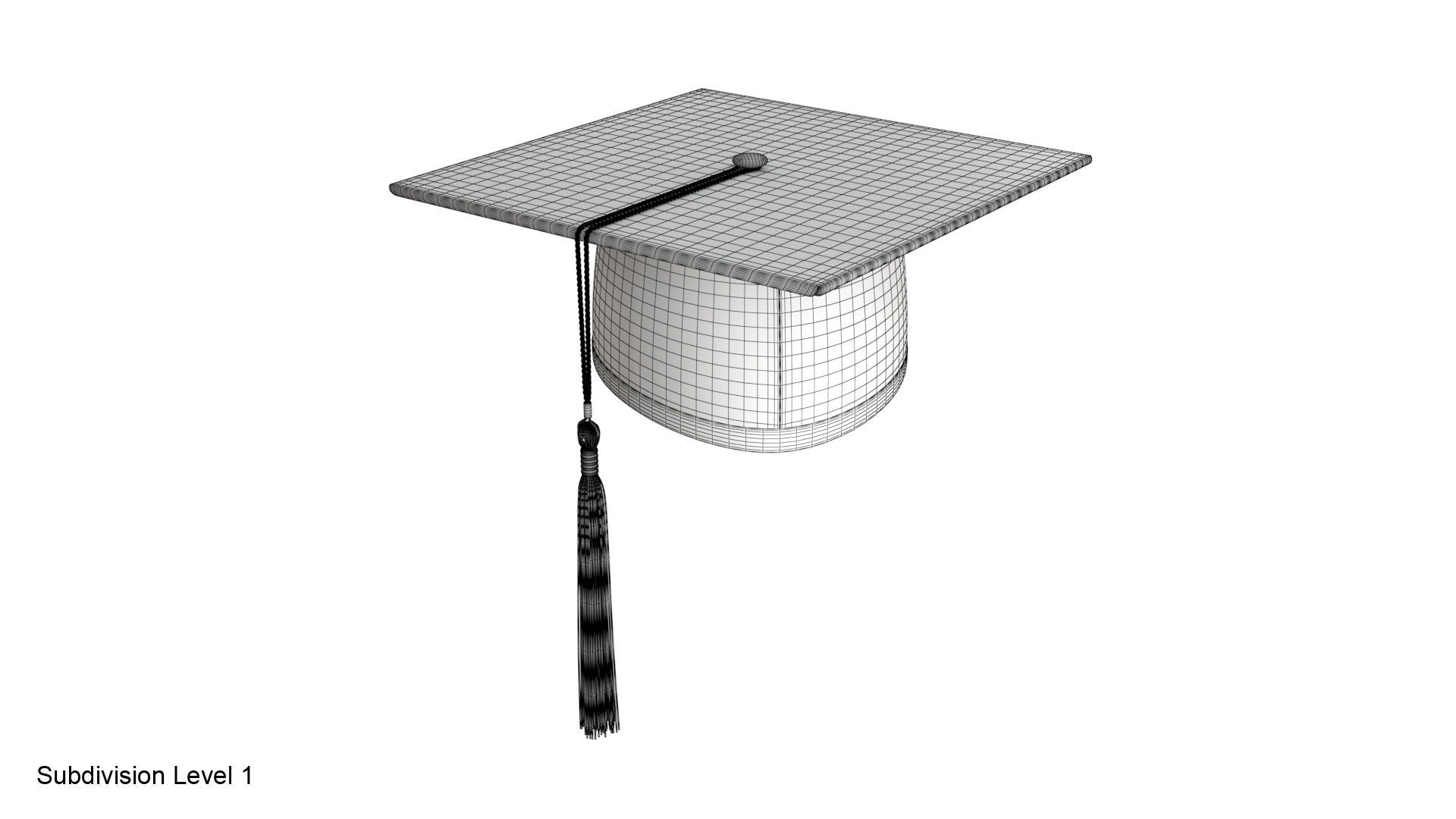 Graduation cap 3D model | CGTrader