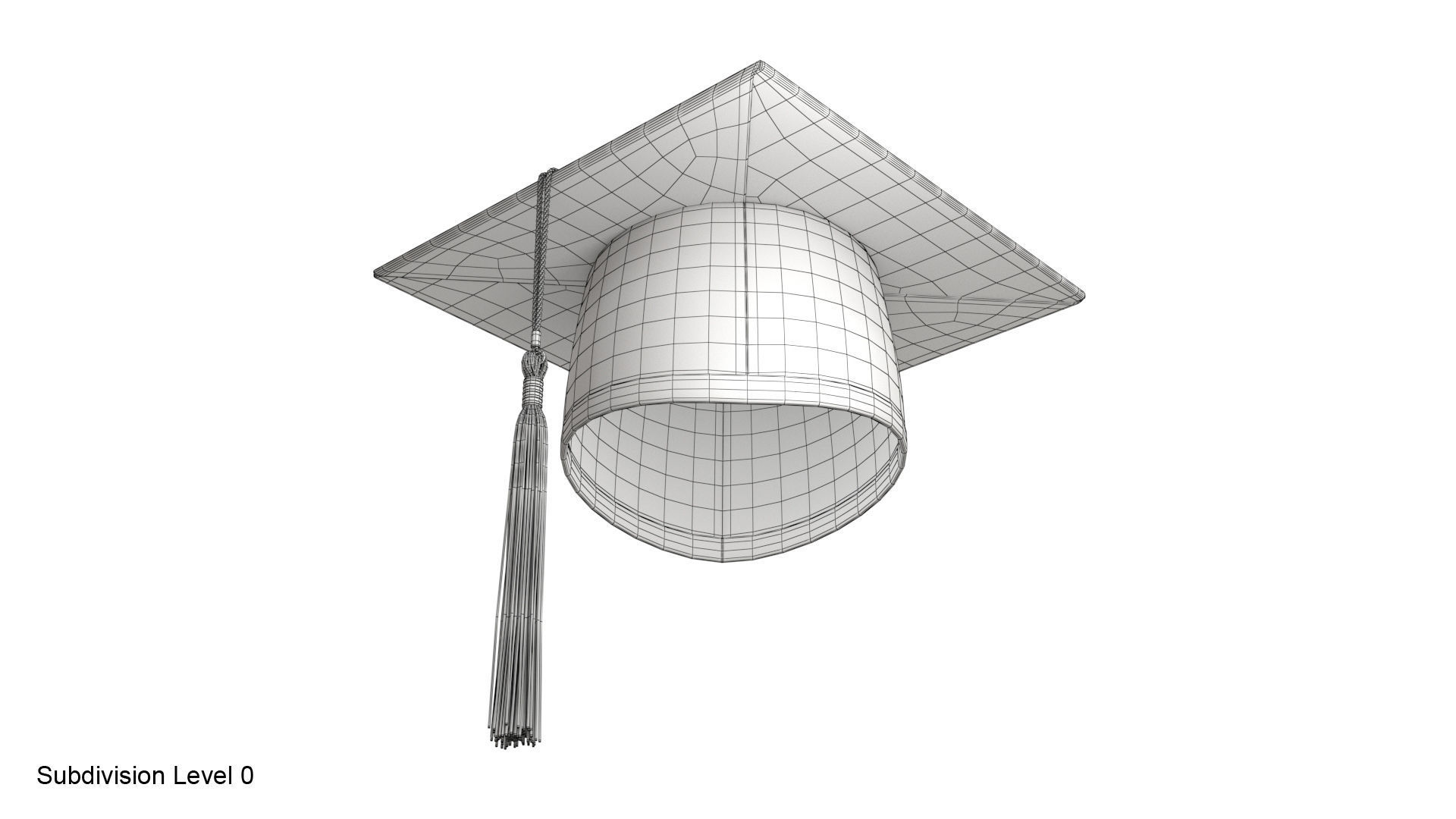 Graduation cap 3D model | CGTrader