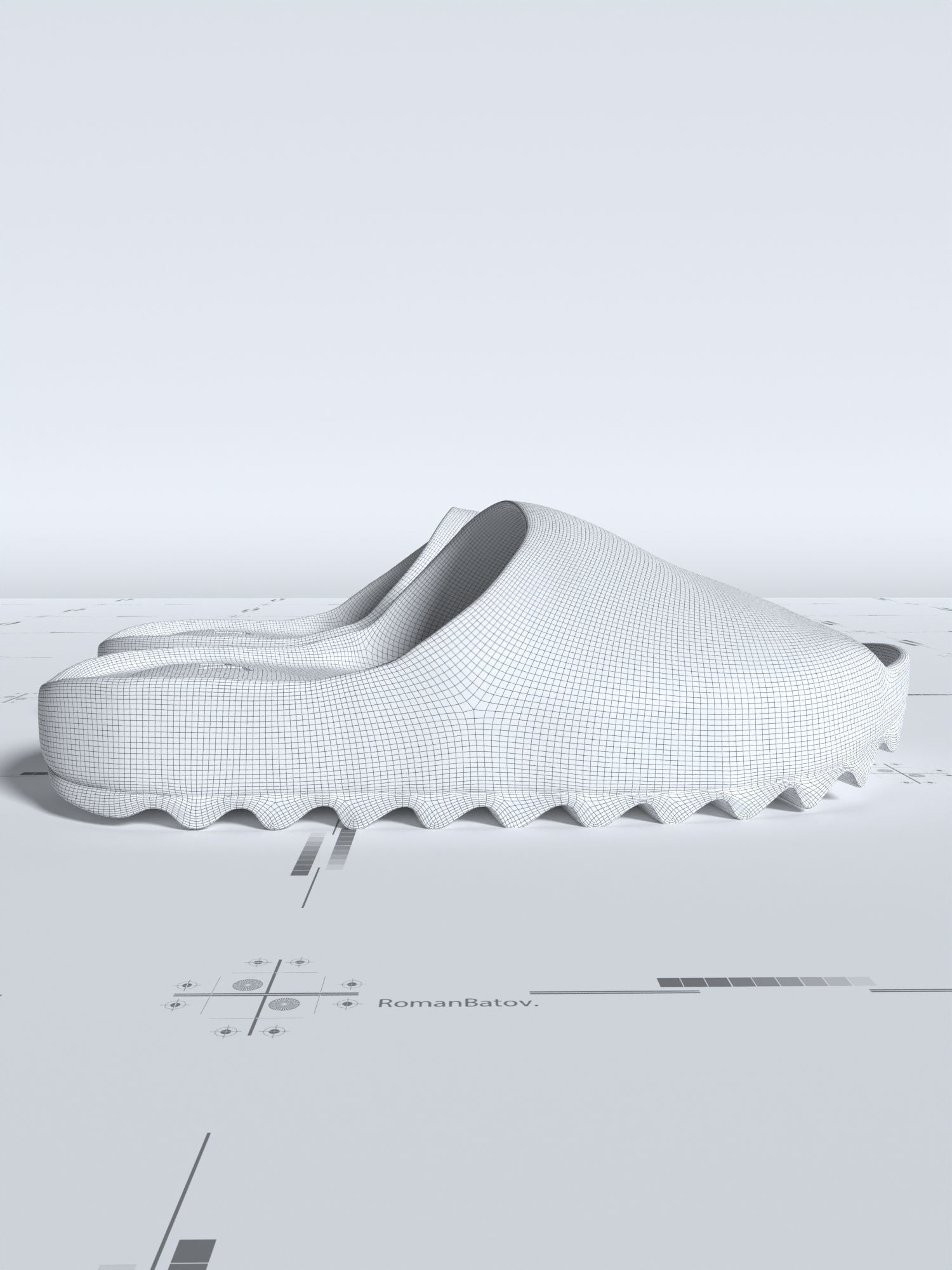 Green yeezy slide Adidas 3D model 3D model | CGTrader