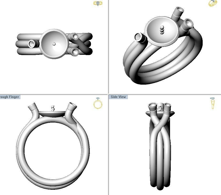 Ring Pandora ready for 3d print 3D model 3D printable | CGTrader
