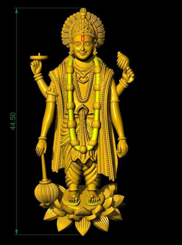 South new model Vishnu ji god rhino matrix 3D model 3D printable | CGTrader