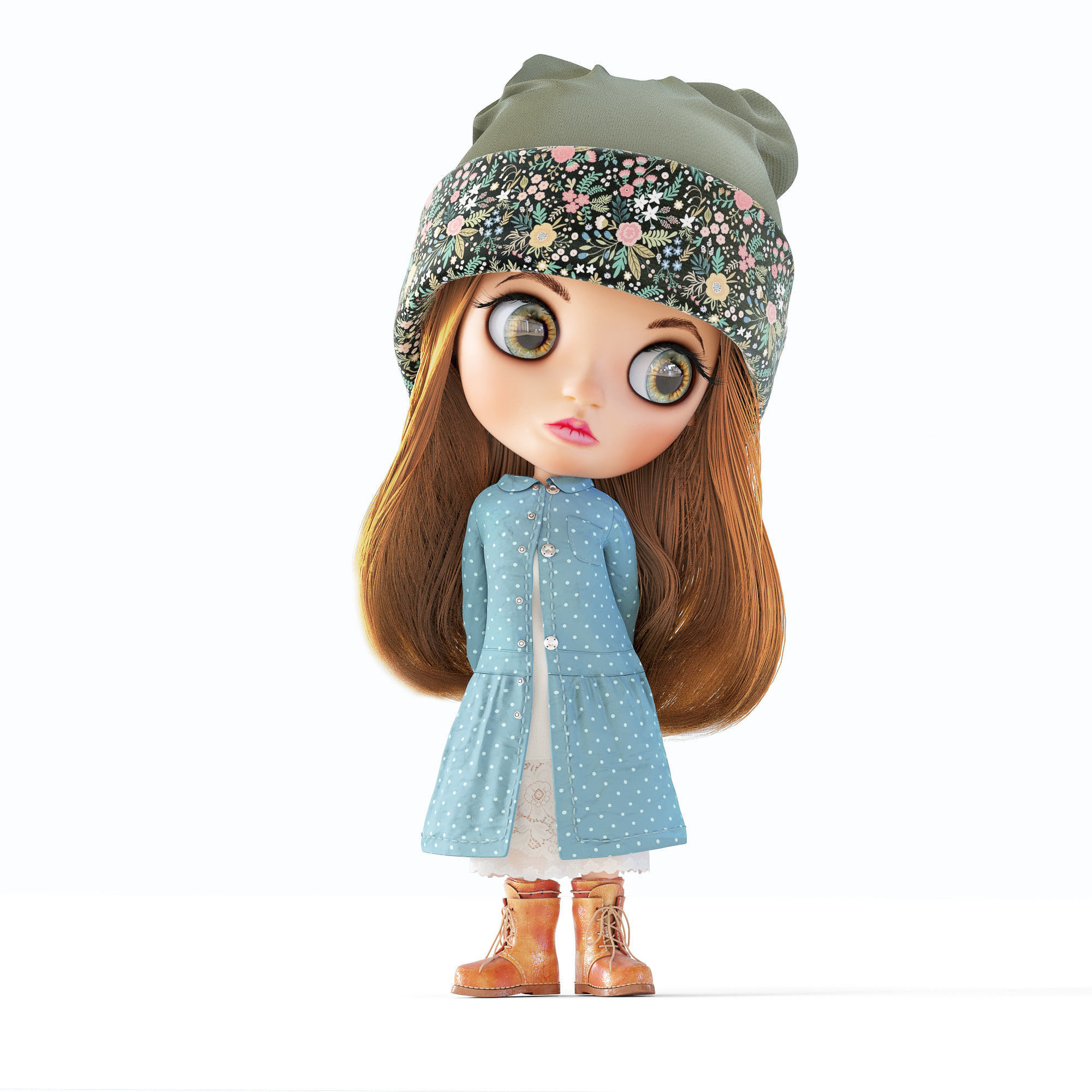 Blaze doll 2 3D model | CGTrader