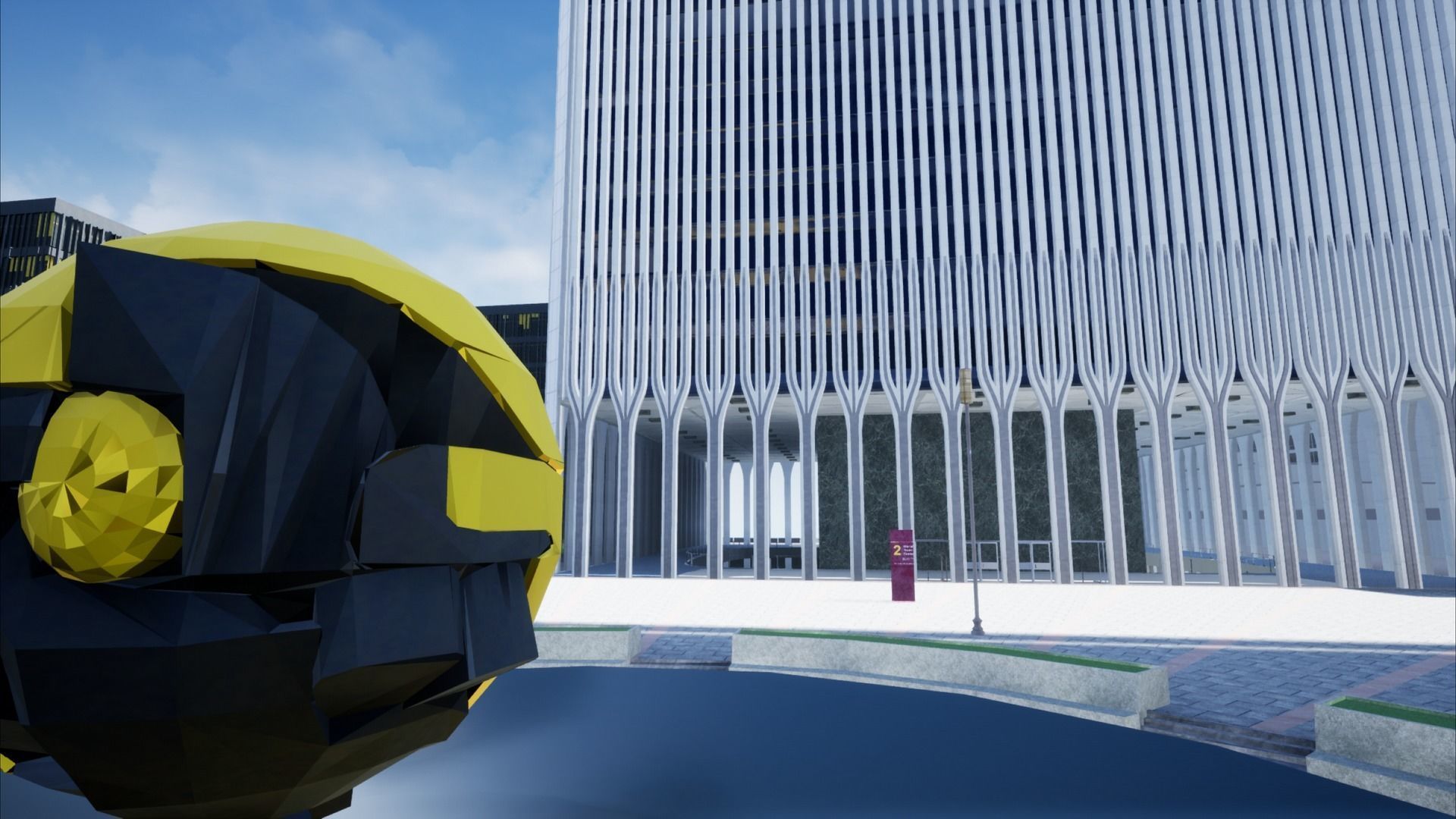 World Trade Center - WTC Twin Tower Complex Environment 3D model | CGTrader