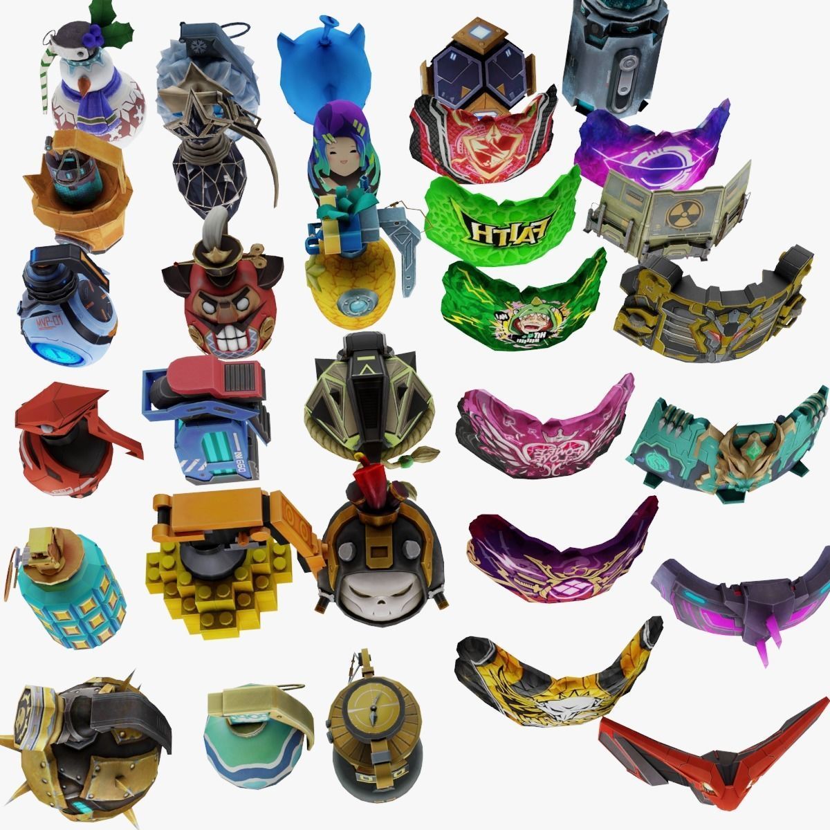 Weapon Grenade Gloo Wall Rifle bomb 3D model | CGTrader