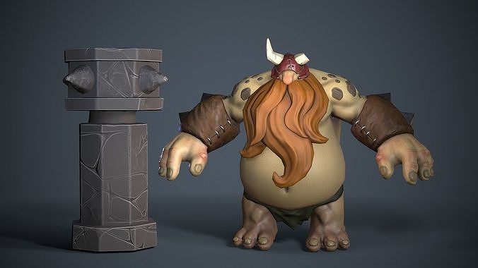 Fantasy Troll game for Render free VR / AR / low-poly 3D model | CGTrader
