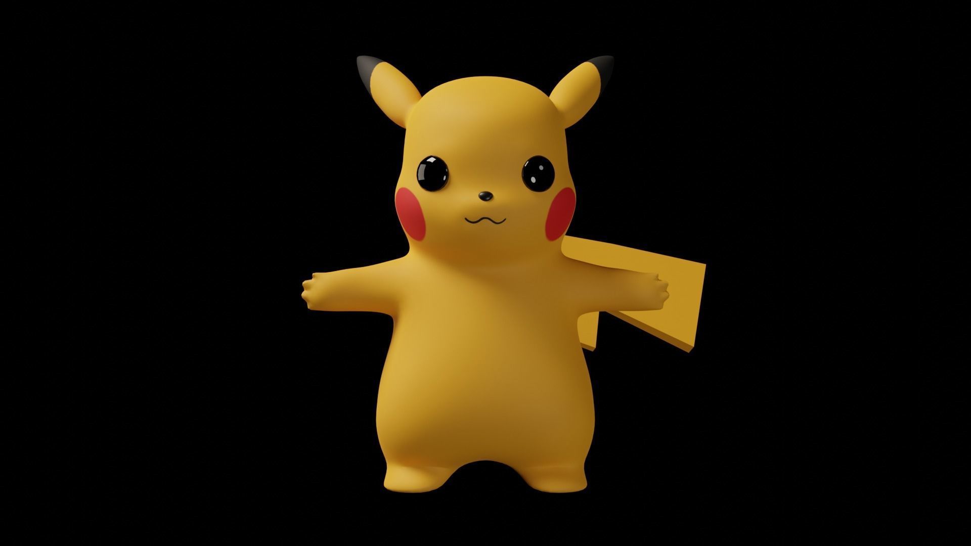 3D model Pikachu 3D model Rigged VR / AR / low-poly | CGTrader