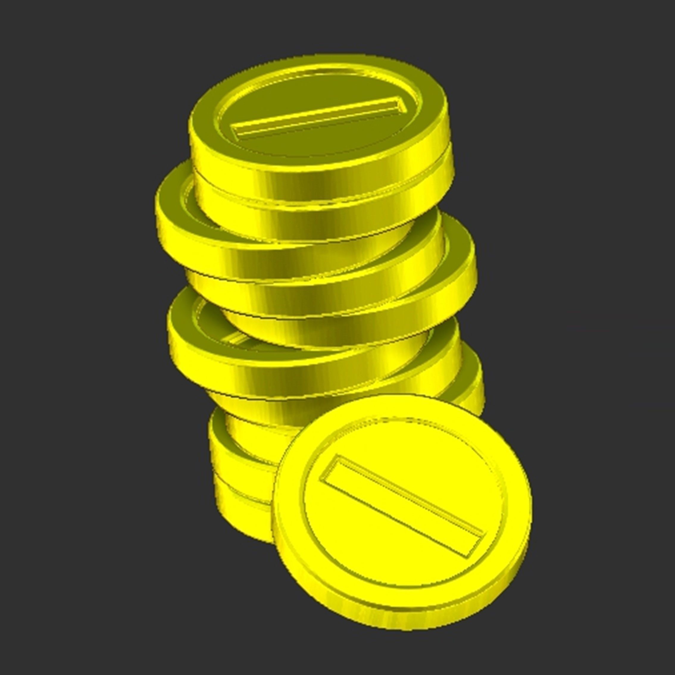 Mario Messy Coins 3D model 3D printable | CGTrader