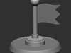 Checkpoint Flag Mario Based 3D model 3D printable | CGTrader