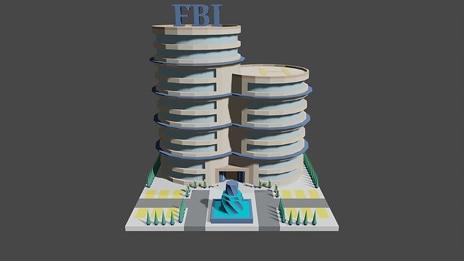 FBI office WOU Kit 3D model | CGTrader
