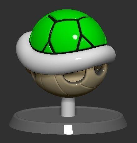 Mario Turtle Shell Based Koopa Troopa 3D model 3D printable | CGTrader