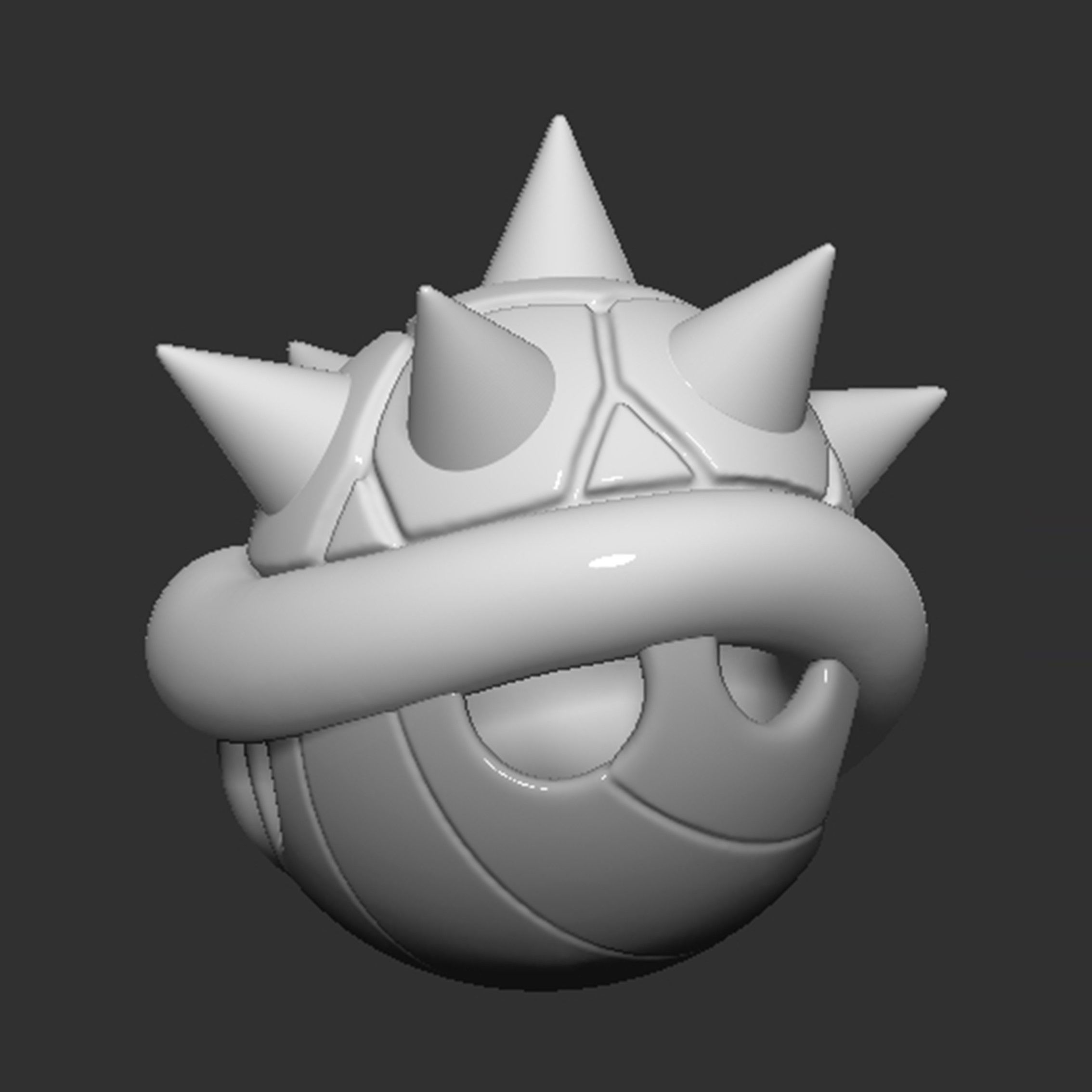 Mario Spiny Shell Koopa Troopa 3D model 3D printable | CGTrader