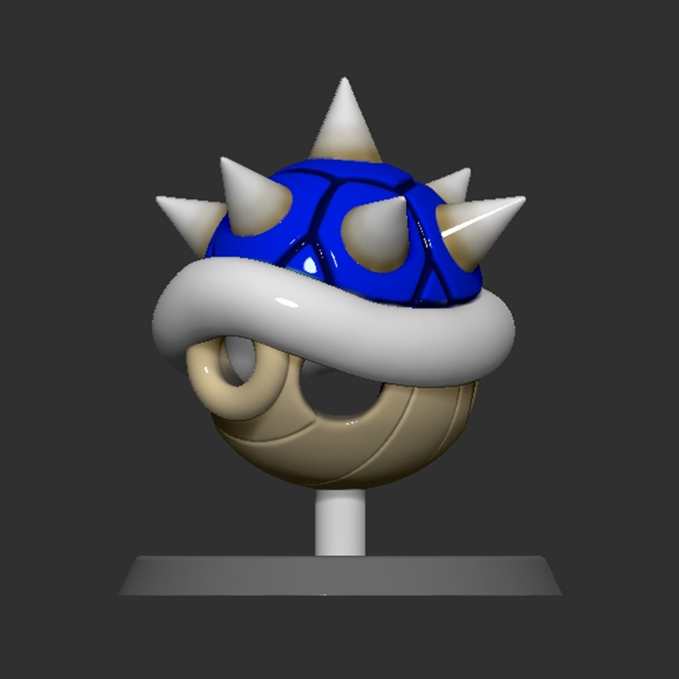 Mario Spiny Shell Koopa Troopa Based 3D model 3D printable | CGTrader
