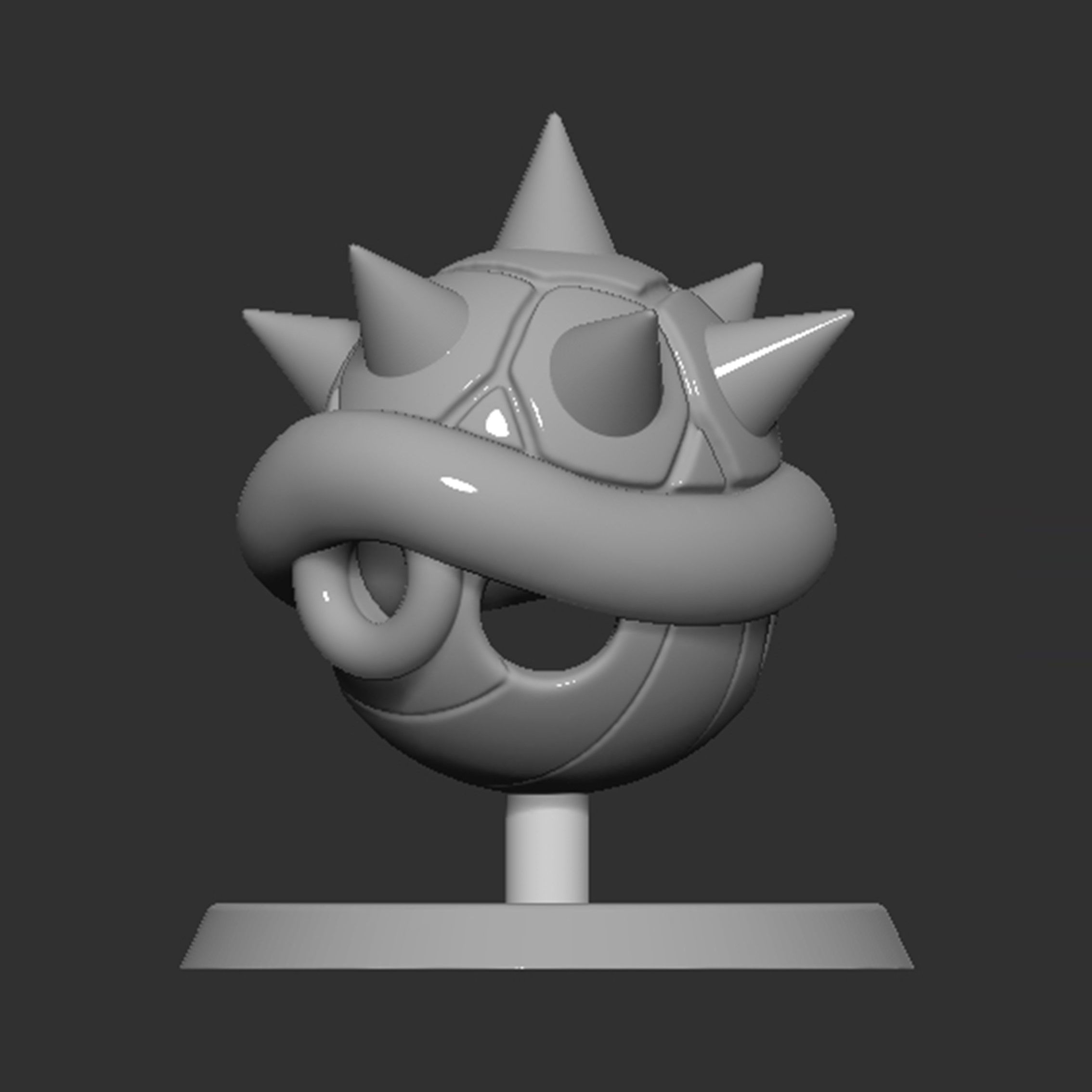 Mario Spiny Shell Koopa Troopa Based 3D model 3D printable | CGTrader