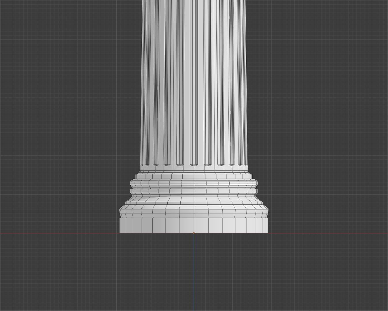 Ionic Column 3D model | CGTrader