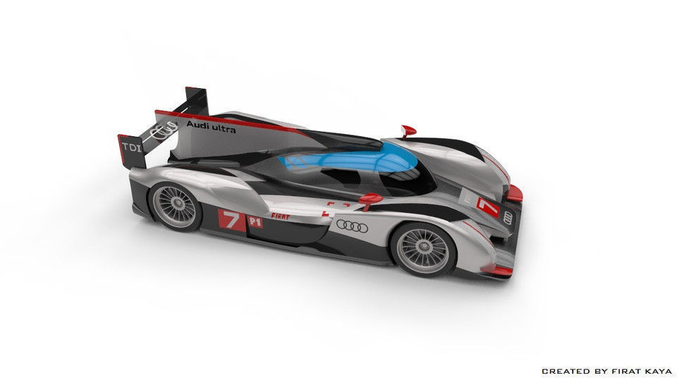 AUDI R18 free 3D model | CGTrader