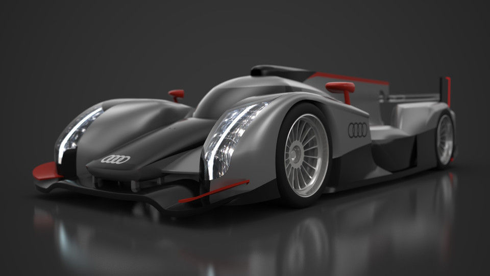 AUDI R18 free 3D model | CGTrader