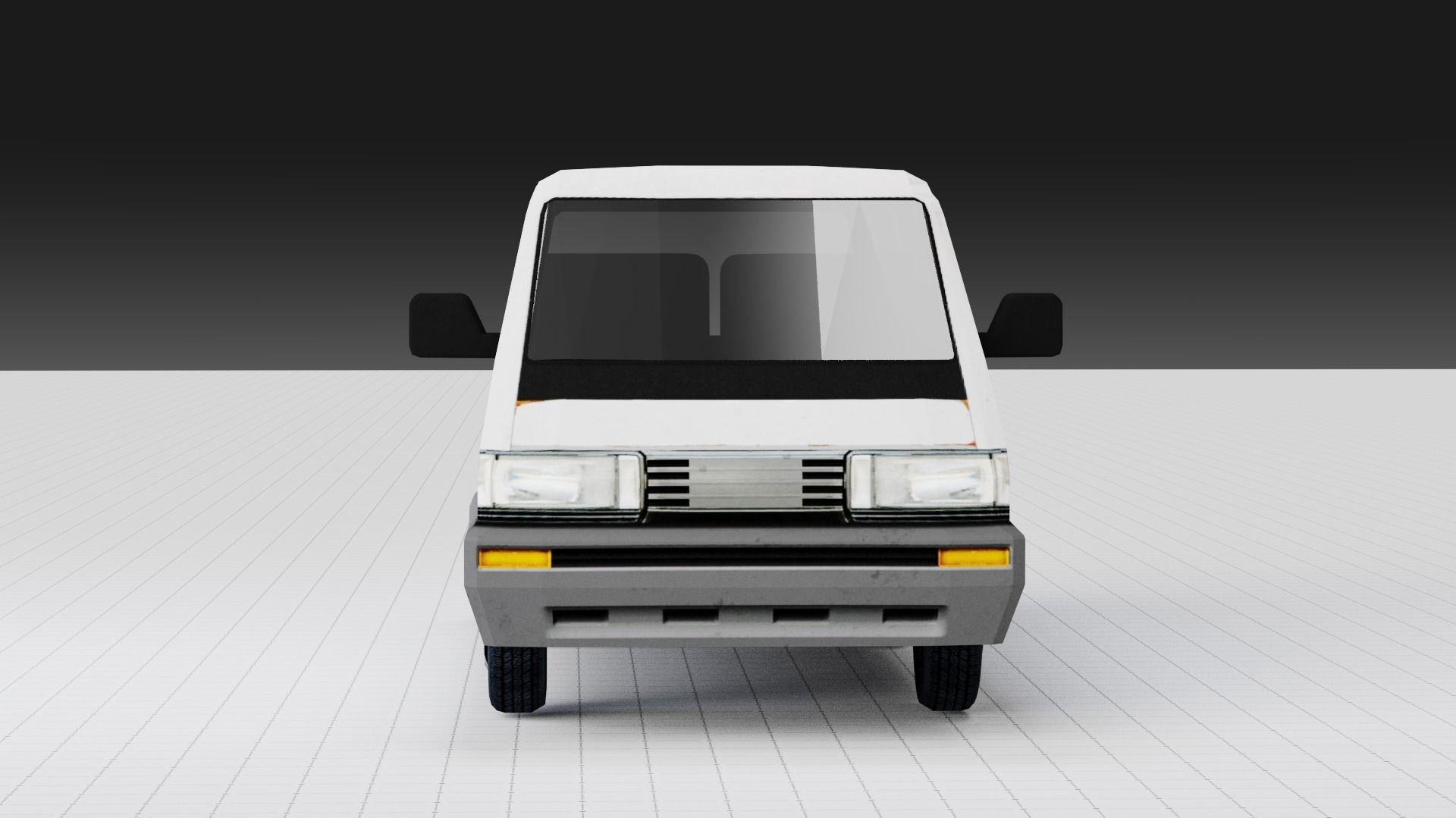 3D model Low Poly Van Vehicle VR / AR / low-poly | CGTrader