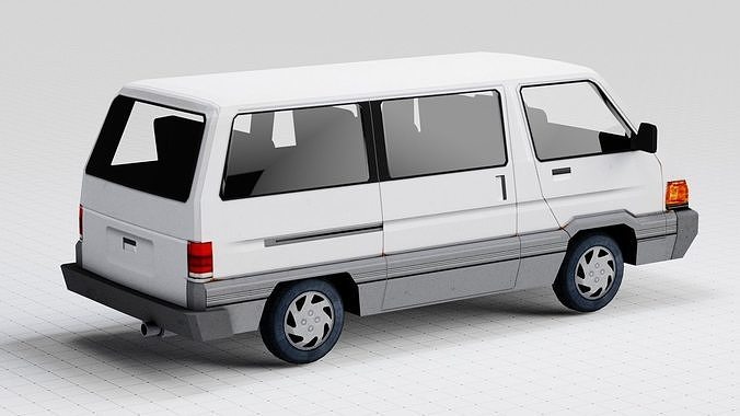3D model Low Poly Van Vehicle VR / AR / low-poly | CGTrader