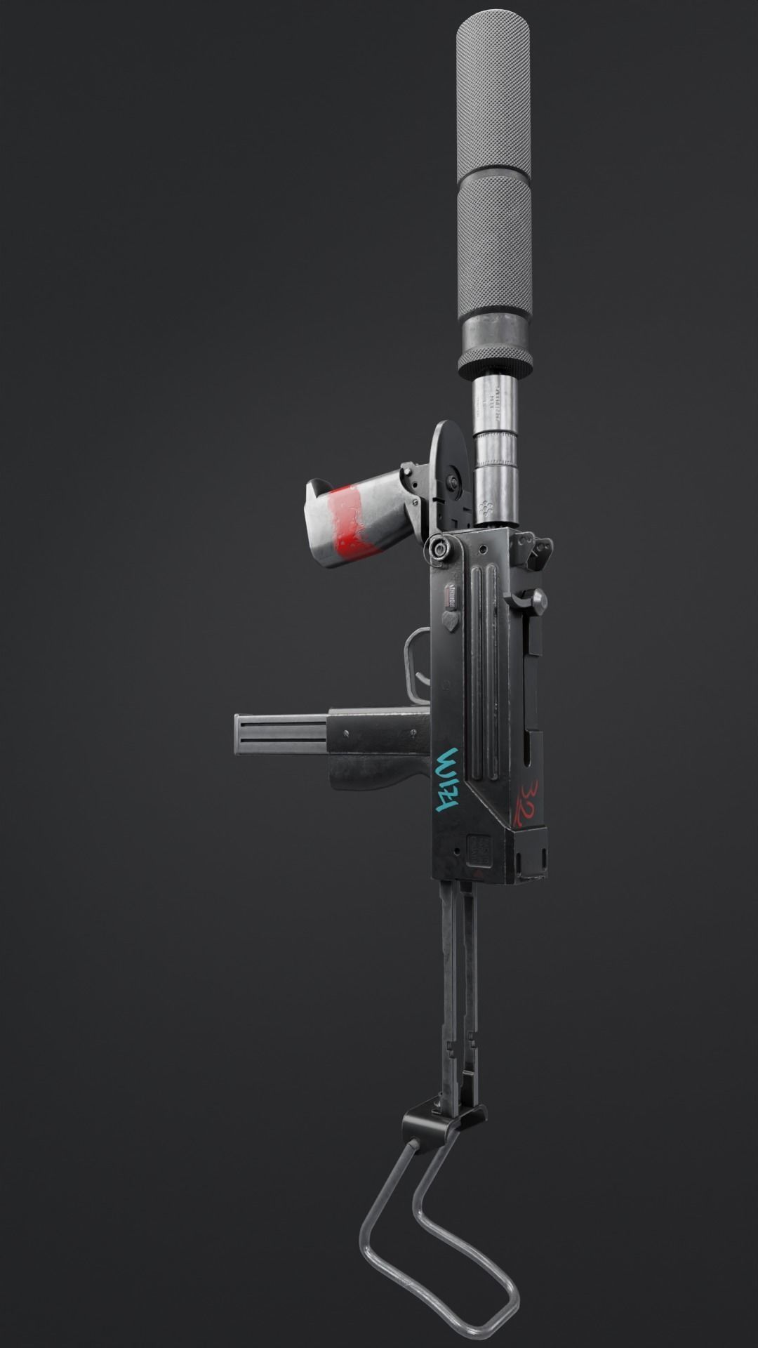 MAC-10 Submachine Gun 3D model | CGTrader