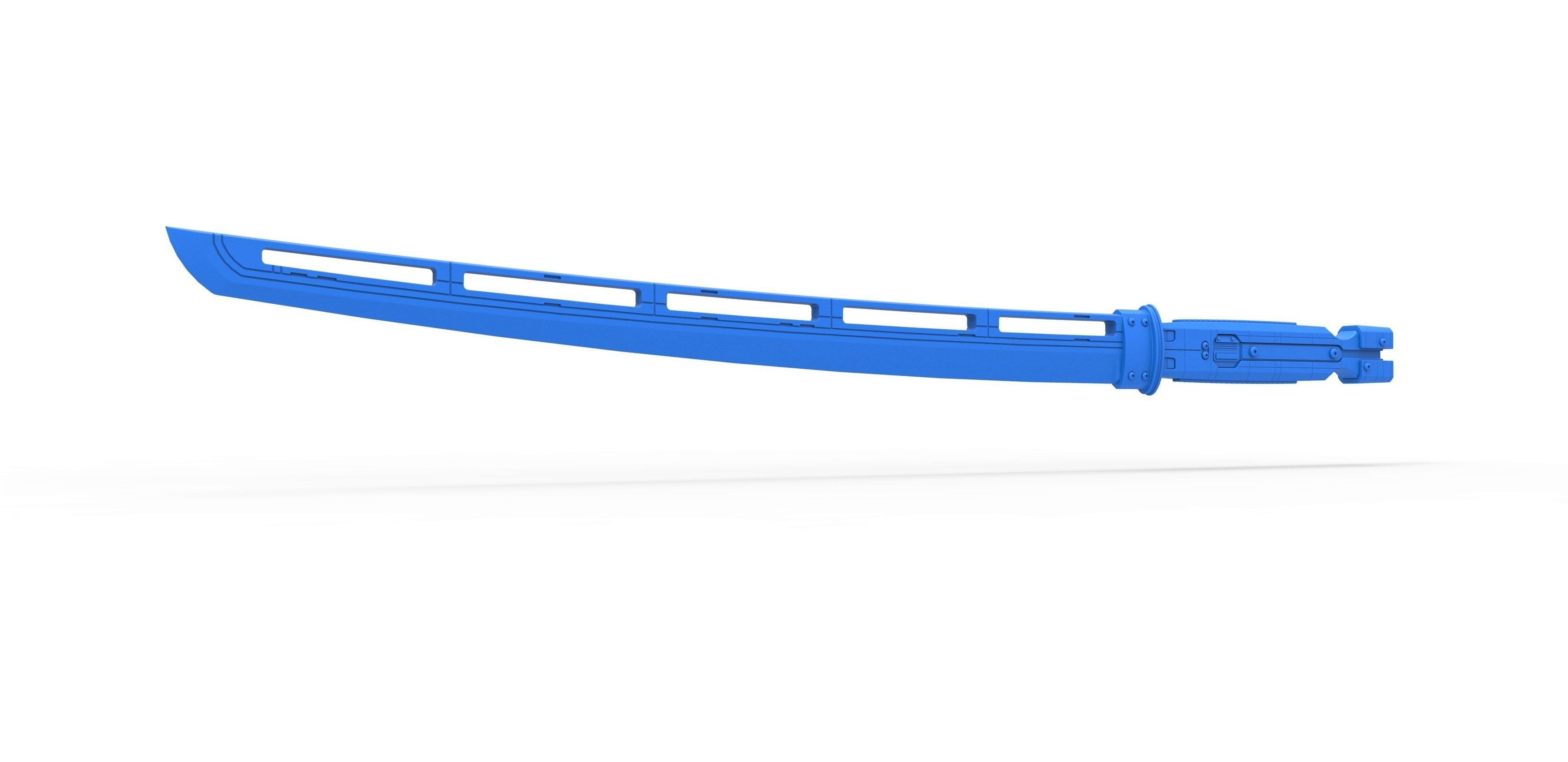 Sword of Hawkeye Ronin Scale 1 to 6 from Avengers Endgame 3D model 3D ...