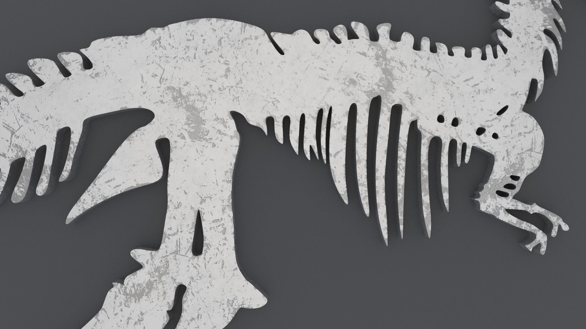 Dinosaur Skeleton - Printable 3D model 3D printable | CGTrader