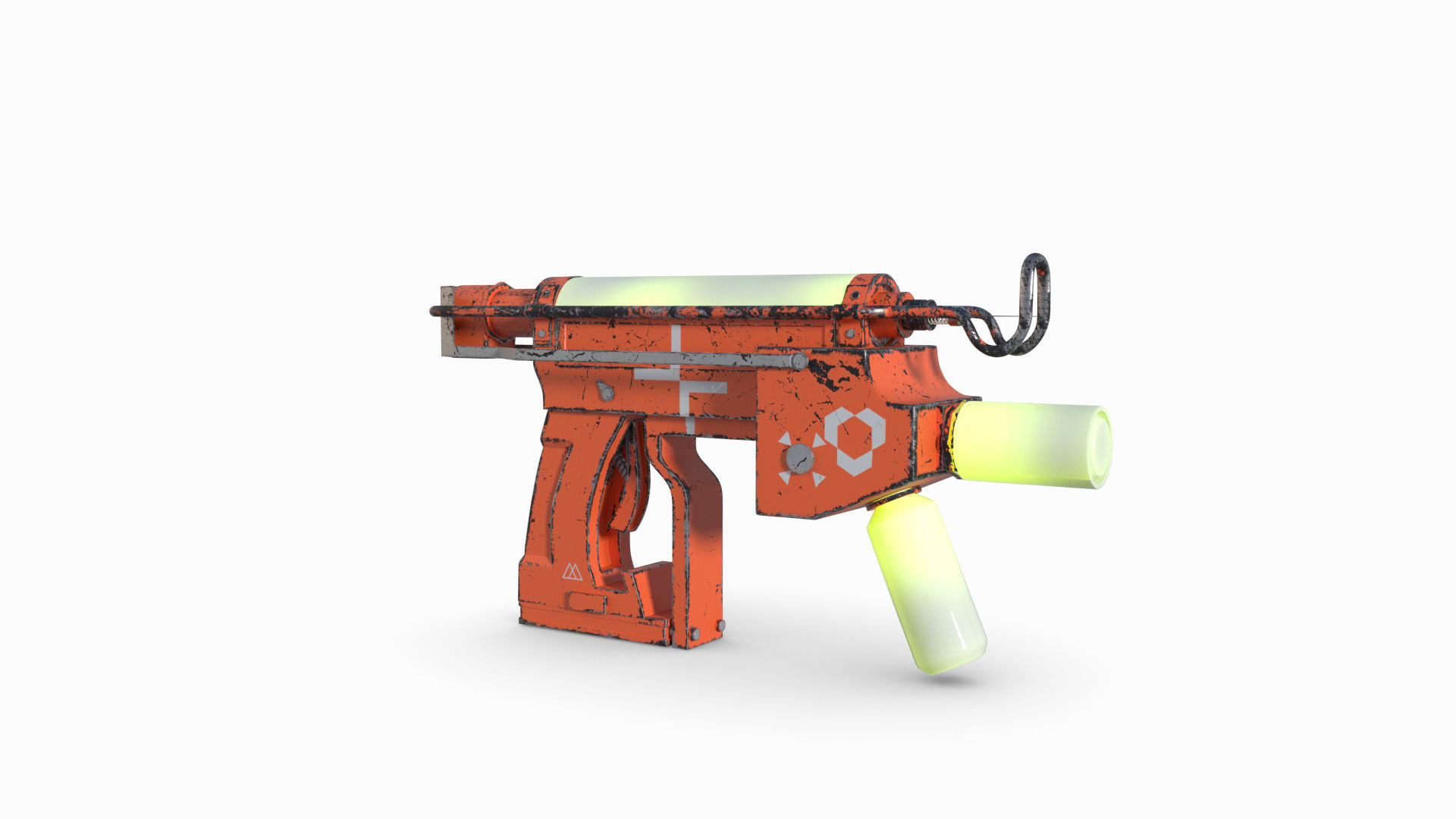 Sci-Fi Injector 3D model rigged | CGTrader