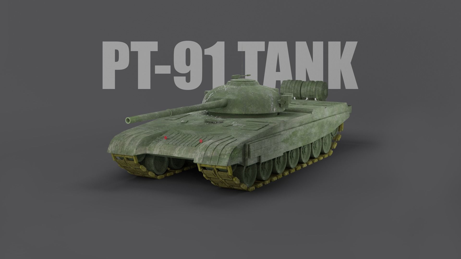 PT-91 tank 3D model rigged | CGTrader