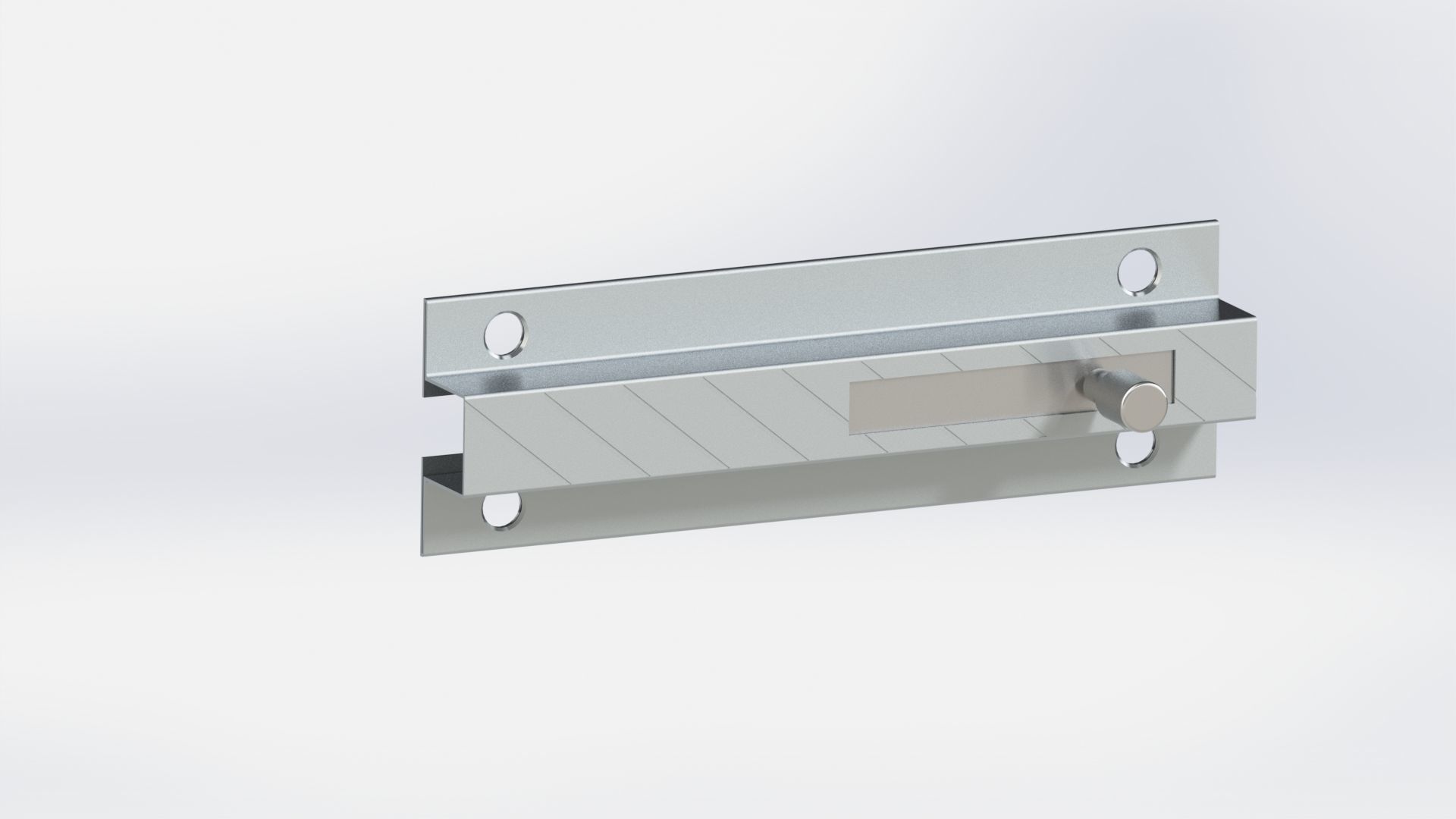 Door Latch 3D model 3D printable | CGTrader