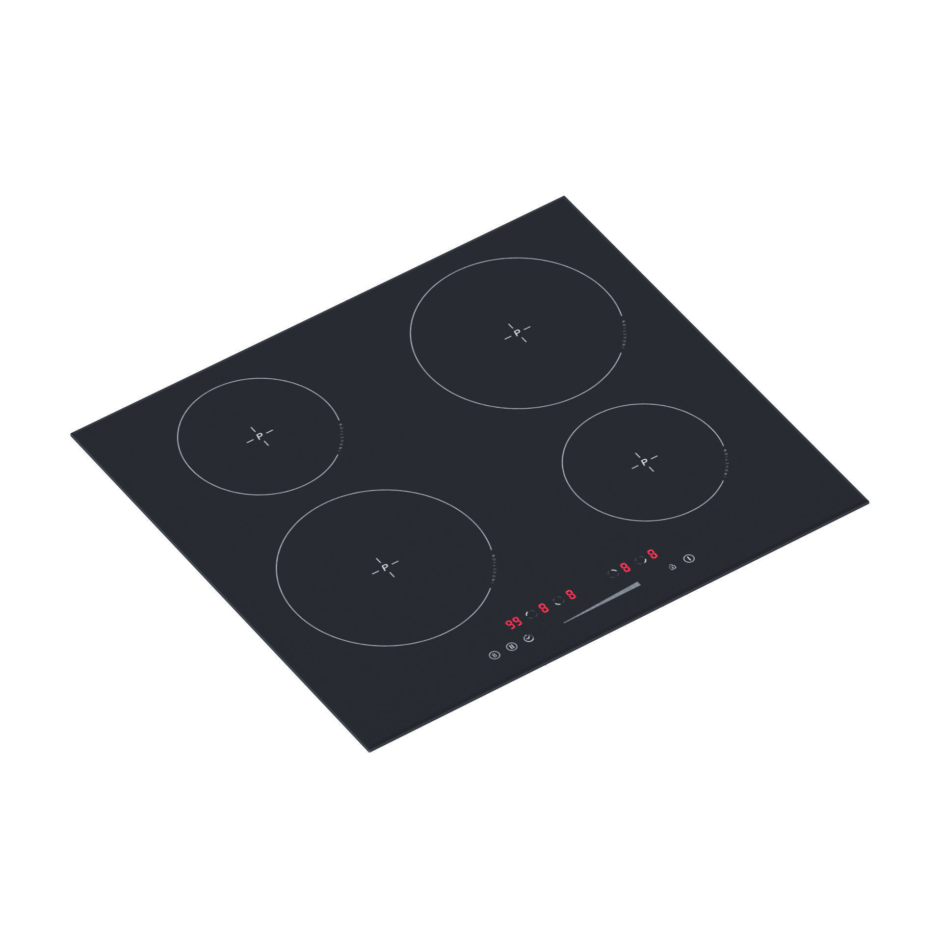 L3DV01G11 - kitchen hobs set 3D model | CGTrader