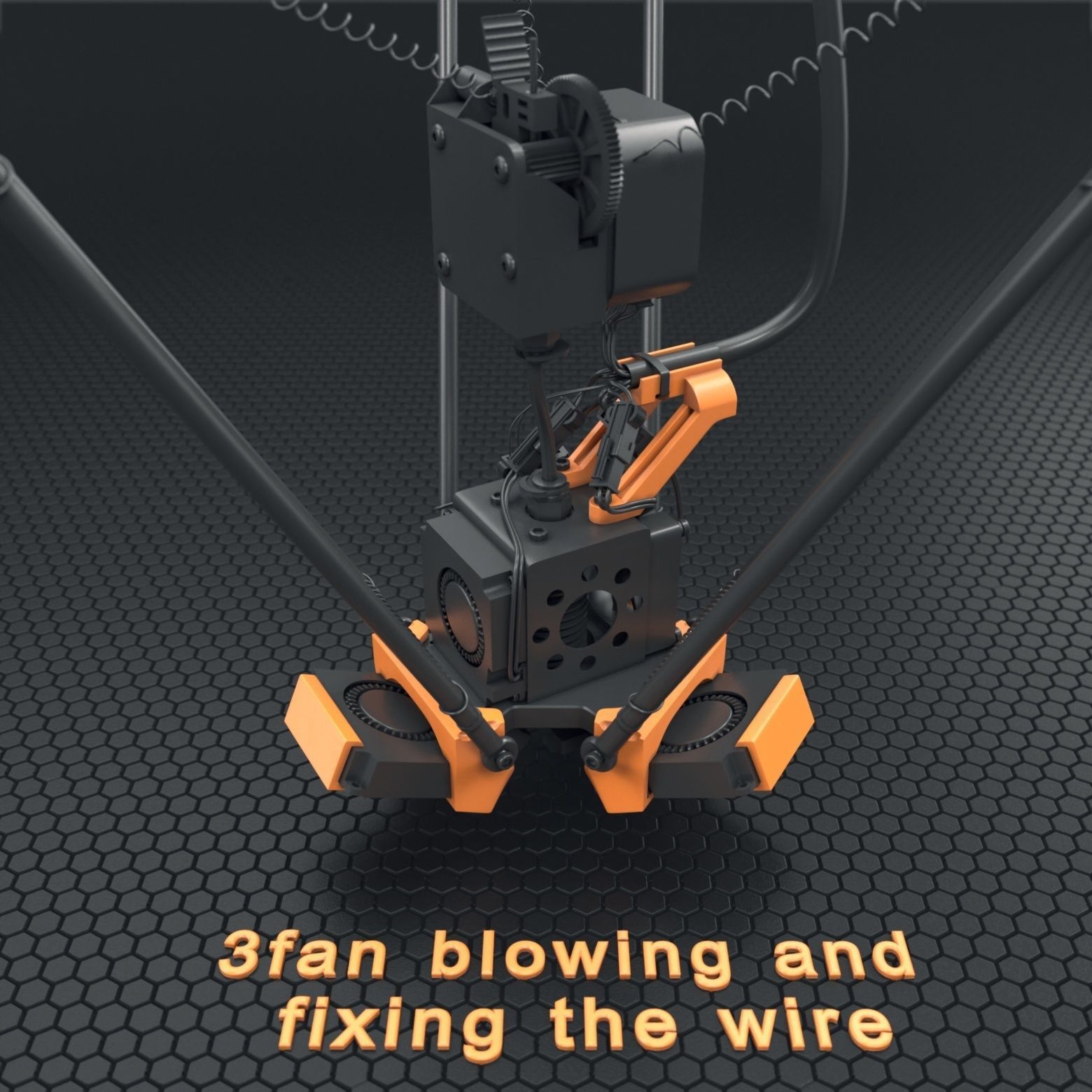 Set of modifications for the delta printer 3D model 3D printable | CGTrader