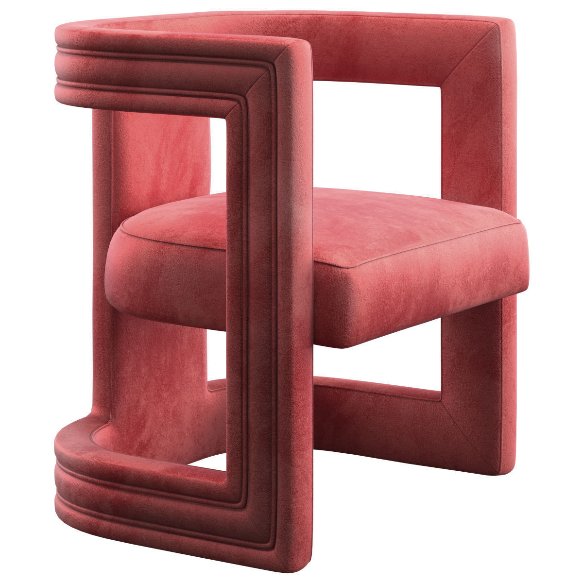 Rukay Bold Barrel Armchair by Brabbu Design 3D model | CGTrader