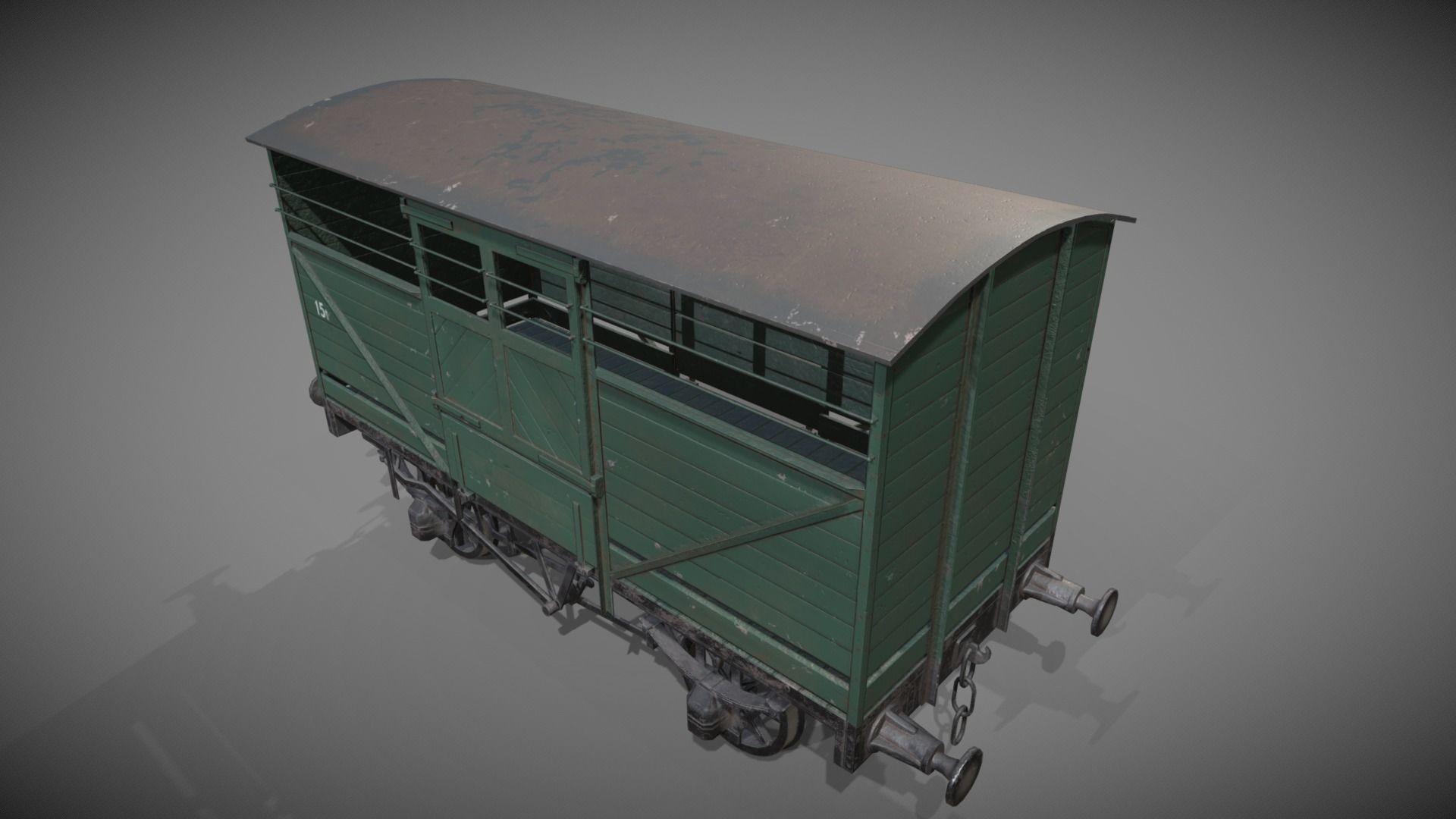 3D model Cattle Car VR / AR / low-poly | CGTrader