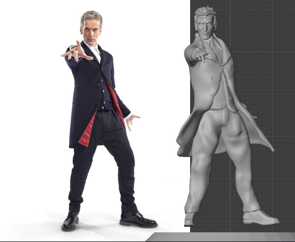 Doctor Who - 12th Doctor 3D model 3D printable | CGTrader