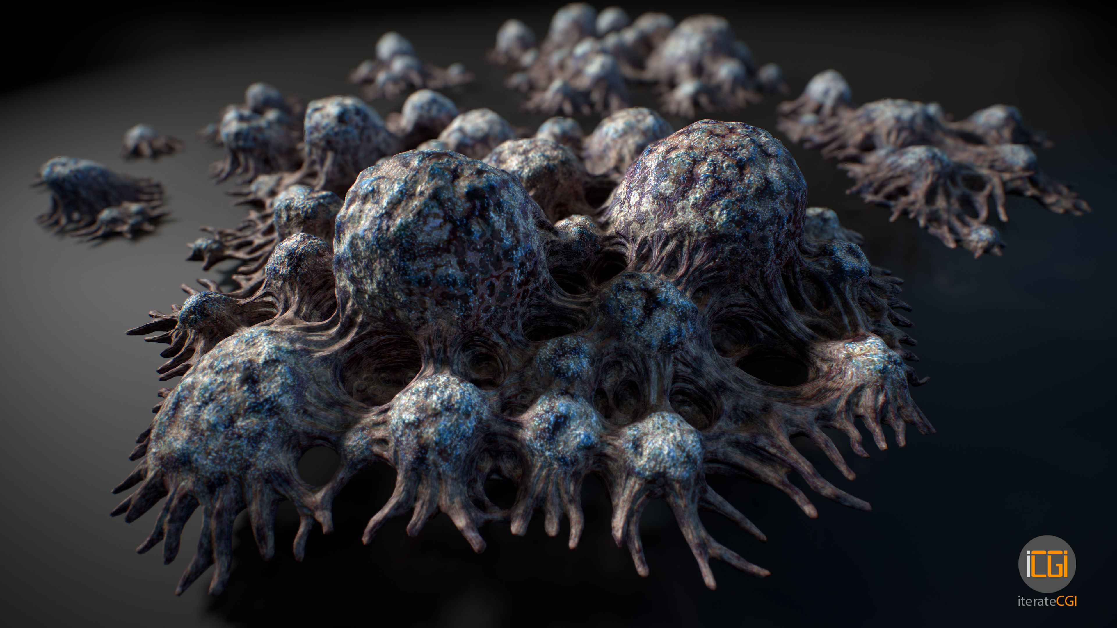 Alien Plant Fungus Type 3 3D model | CGTrader