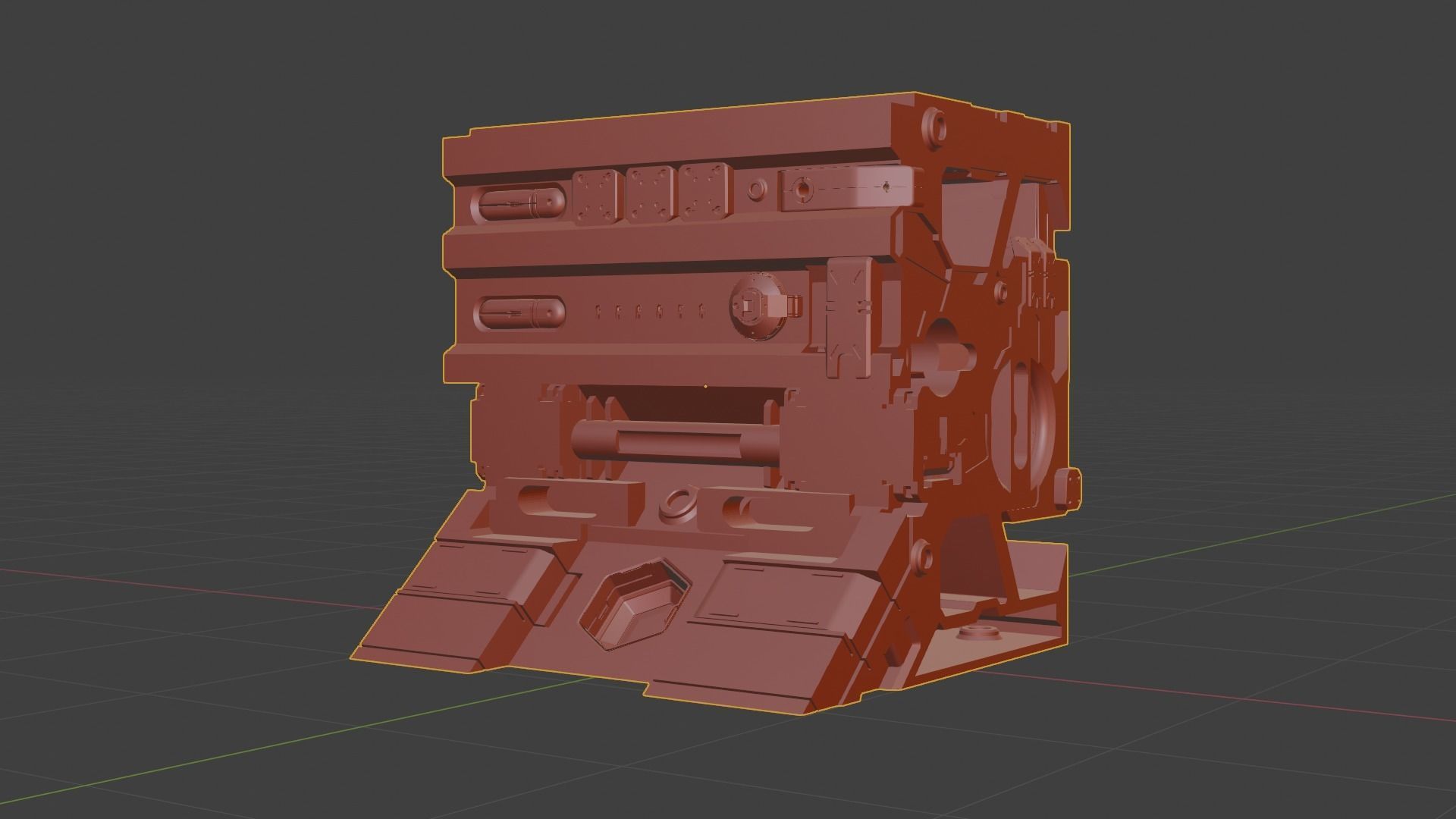 Sci-fi asset for a military KITBASHING taste 3D model | CGTrader