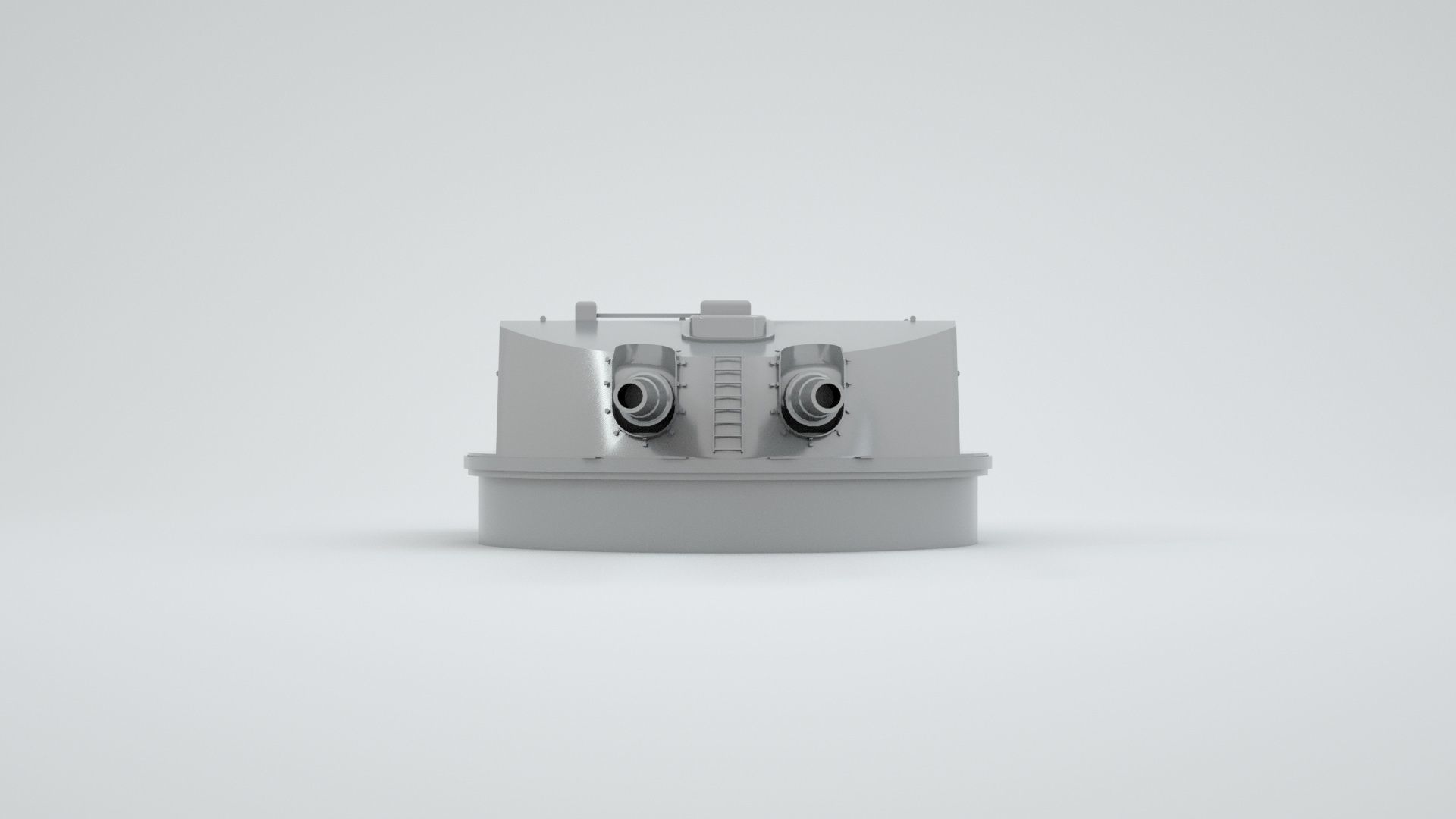 283mm - 11inch SK L - 50 Naval Gun 3D model rigged | CGTrader