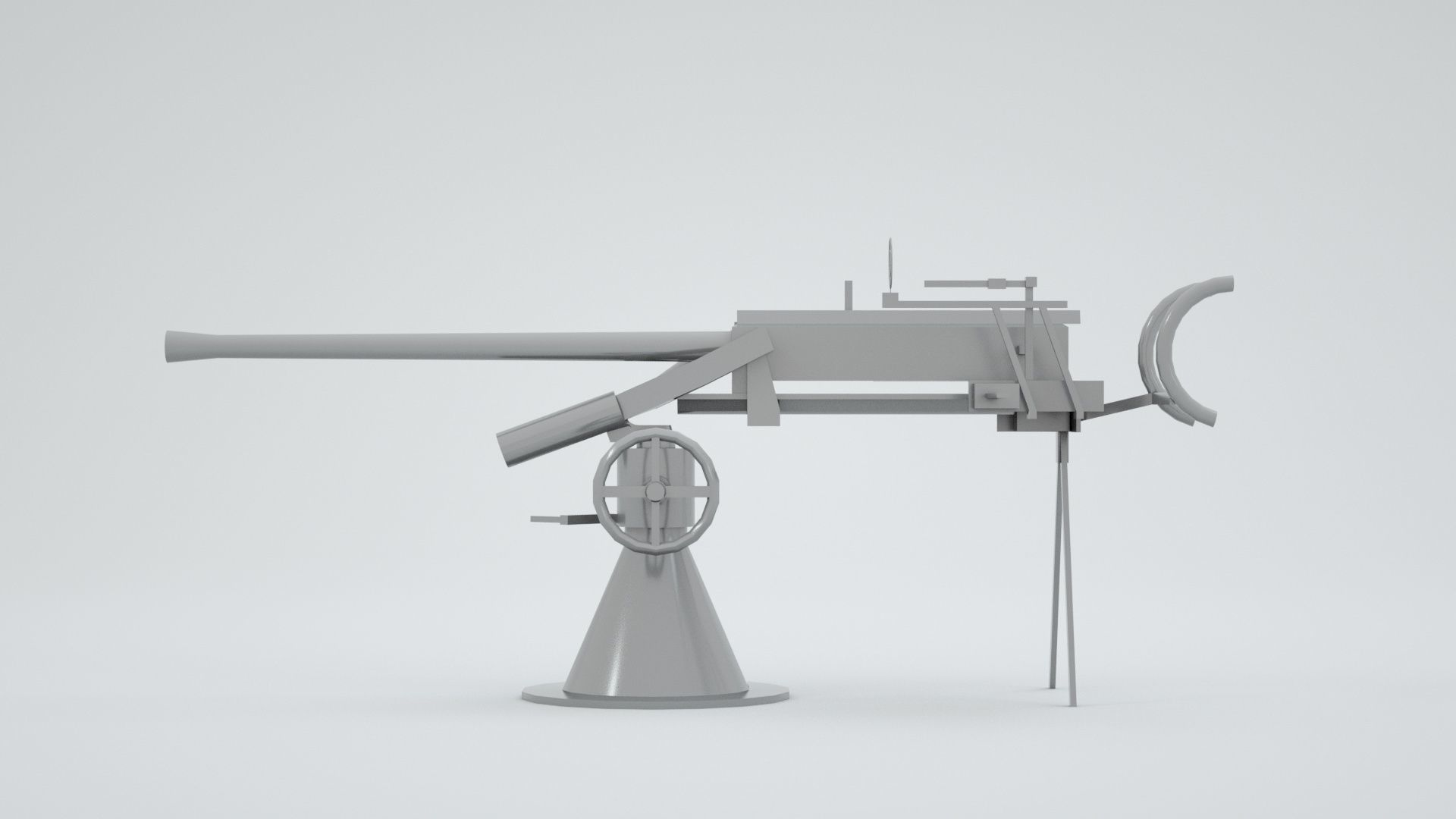 2cm - 20mm Flak 30 38 Flakvierling 38 3D model | CGTrader