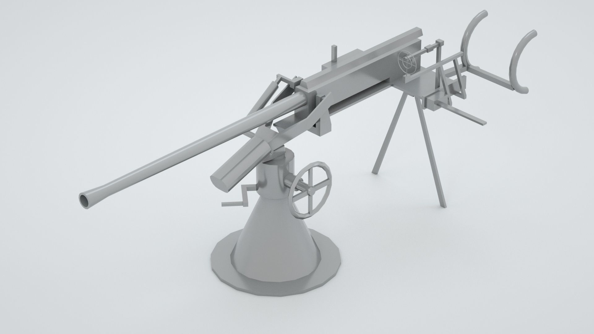 2cm - 20mm Flak 30 38 Flakvierling 38 3D model | CGTrader