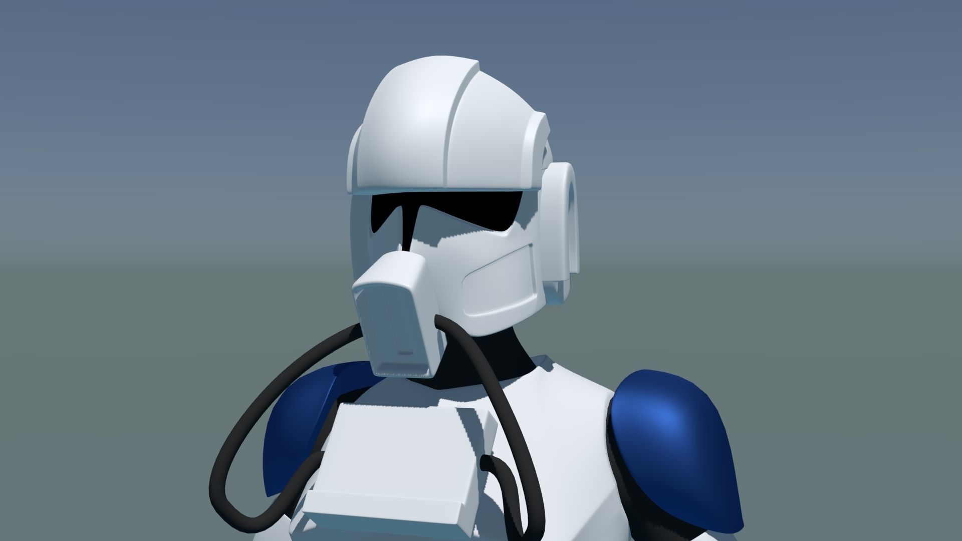 scifi Clone troopers pack star wars republic commando pilot free VR / AR / low-poly 3D model ...