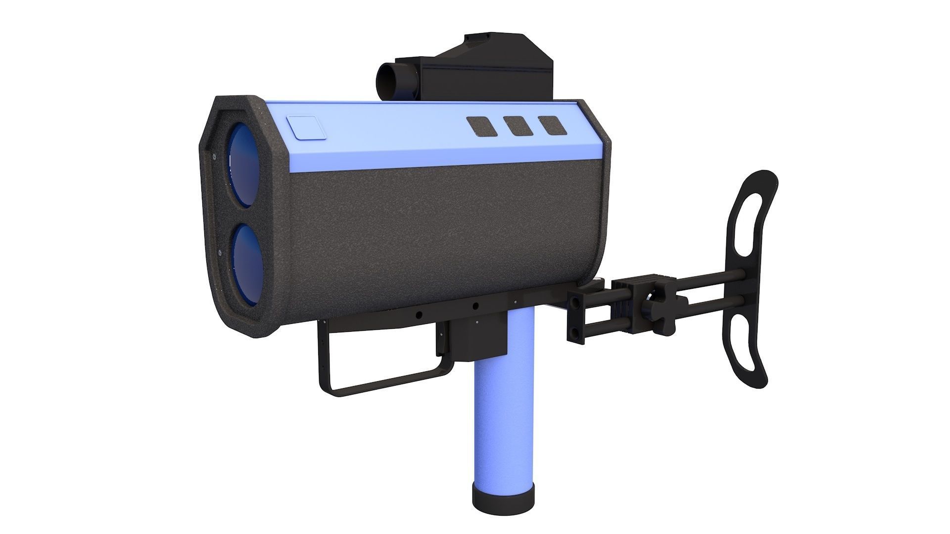 Traffic laser speed 3D model | CGTrader