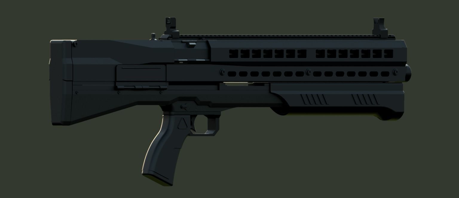 UTAS UTS-15 shotgun 3D model 3D model | CGTrader