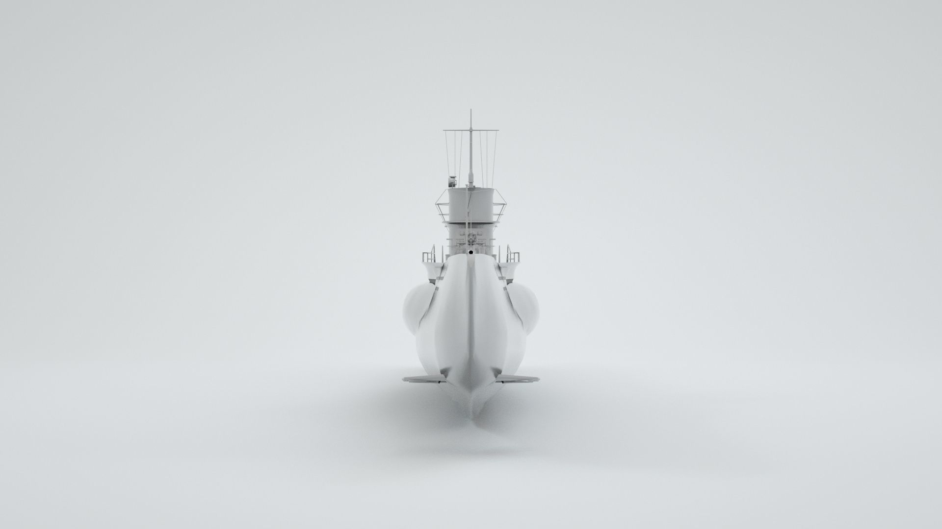 Type VII C German Submarine U-Boat 3D model rigged | CGTrader