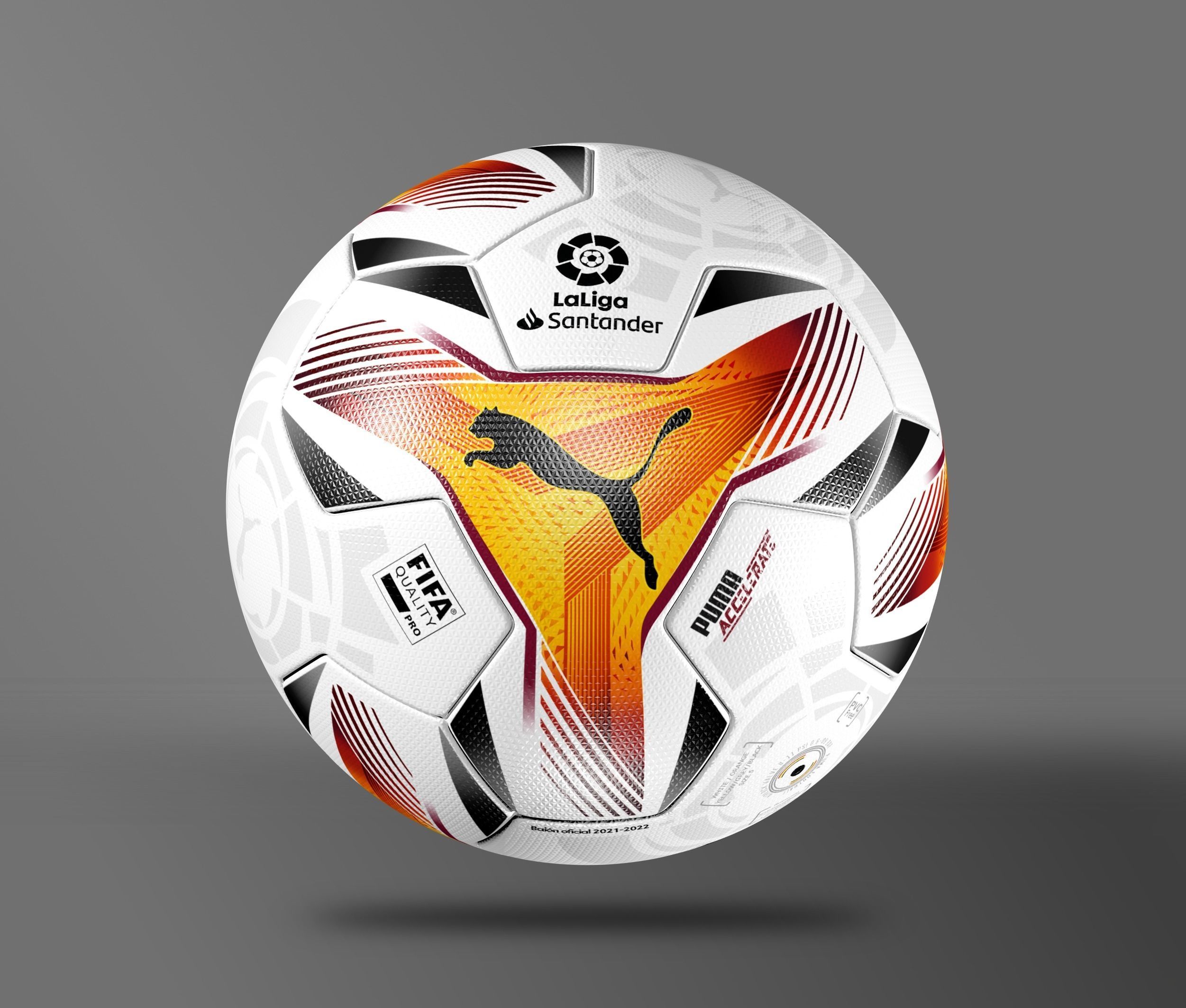 PUMA Accelerate LaLiga ball 2021-2022 3D model | CGTrader