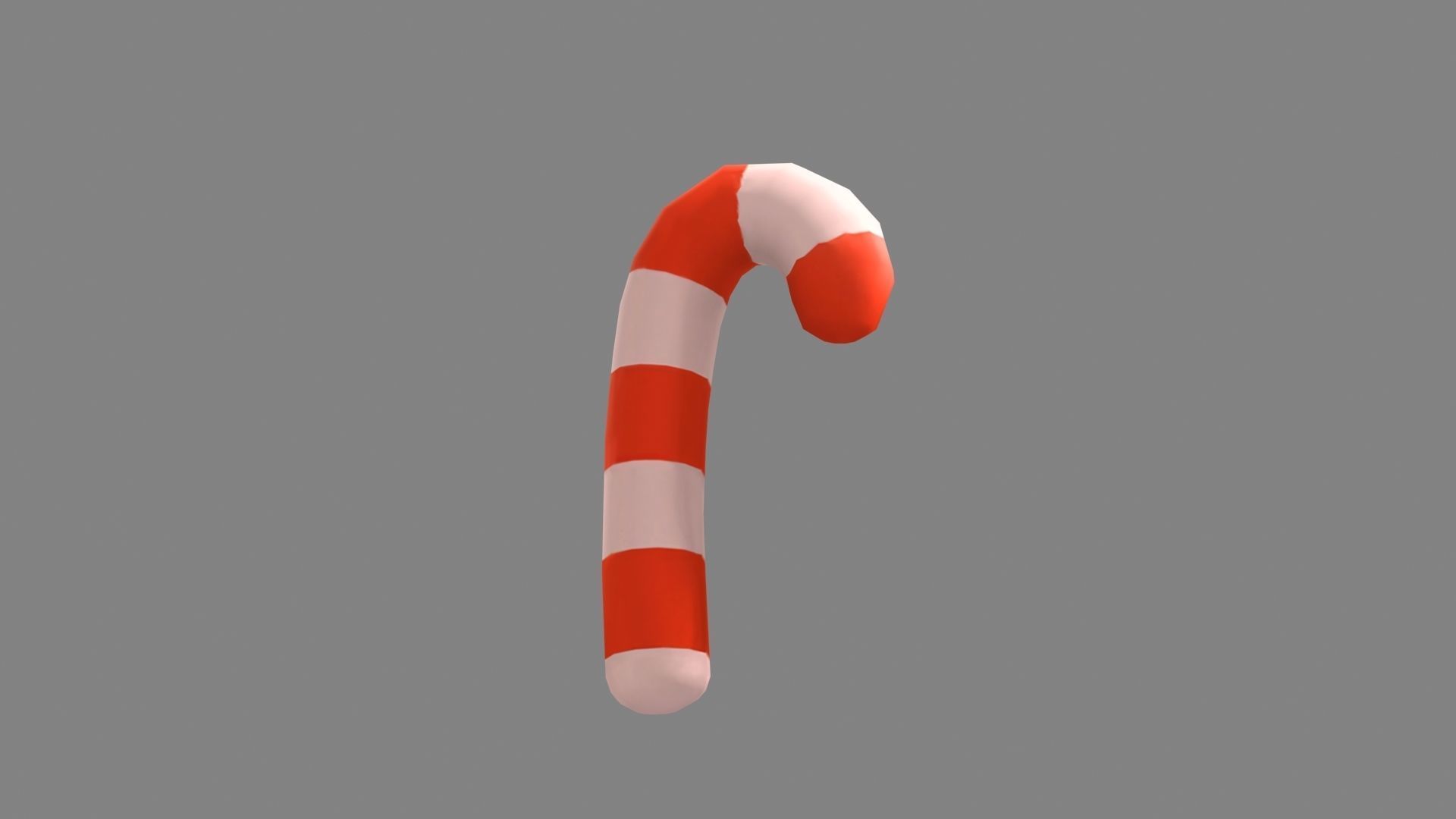 3D model Cartoon christmas cane candy VR / AR / low-poly | CGTrader