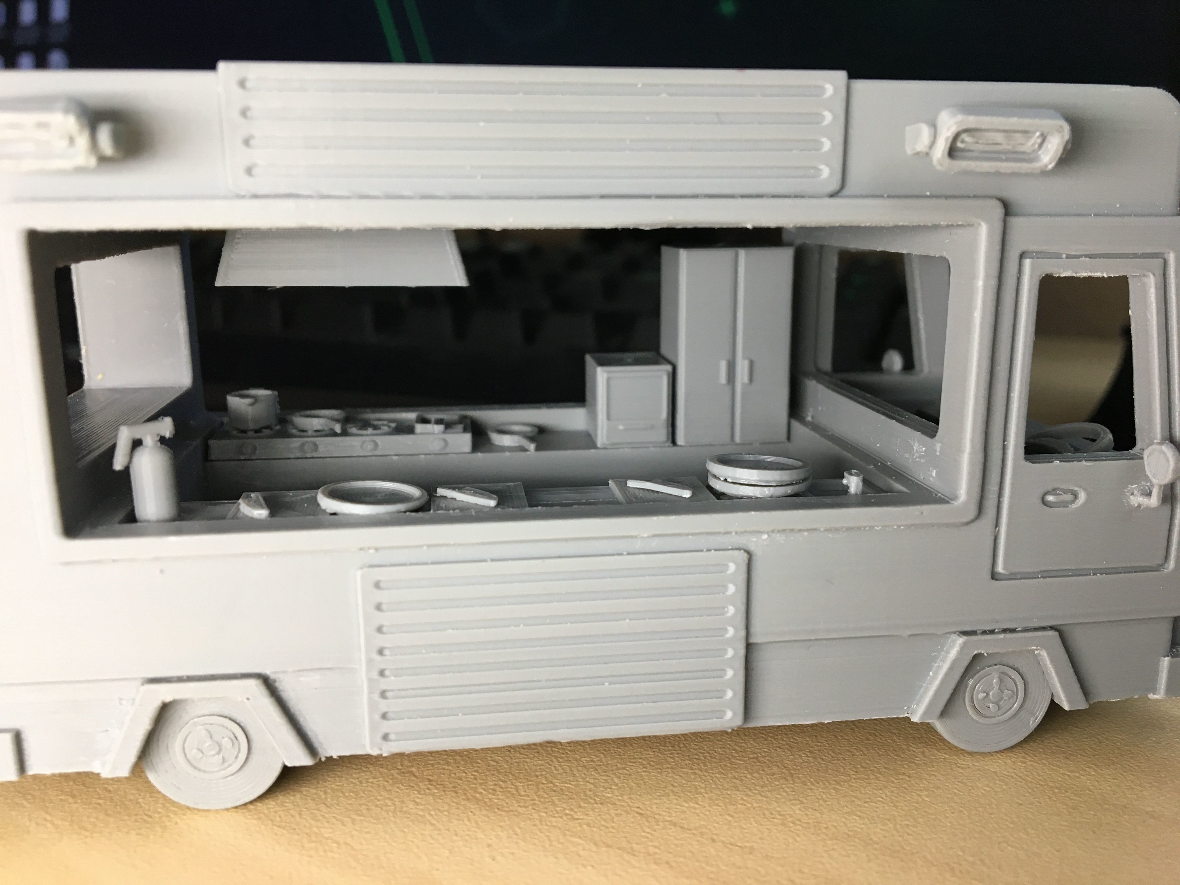 Overcooked food truck 3D model 3D printable | CGTrader