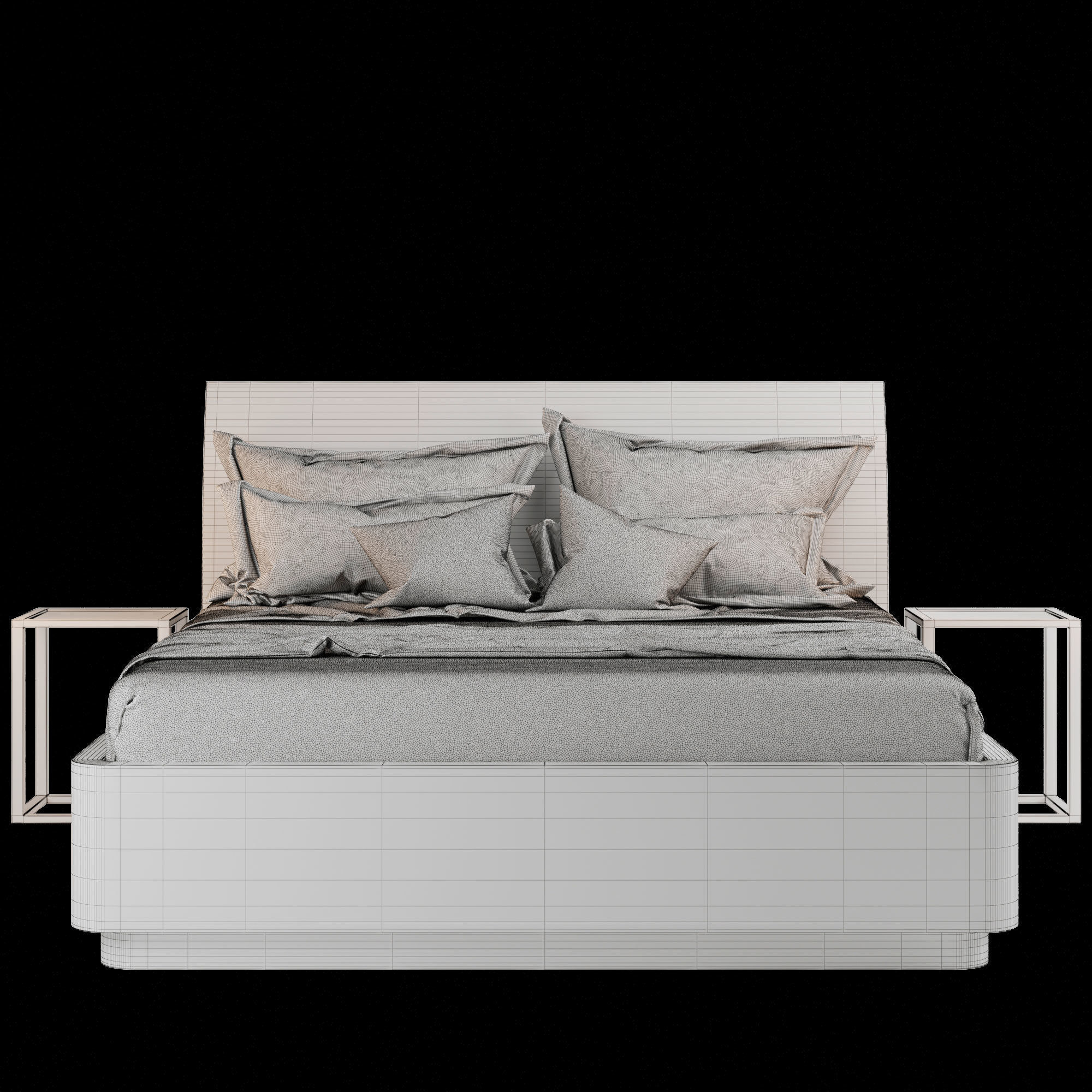 BEND STORAGE BED 3D model | CGTrader