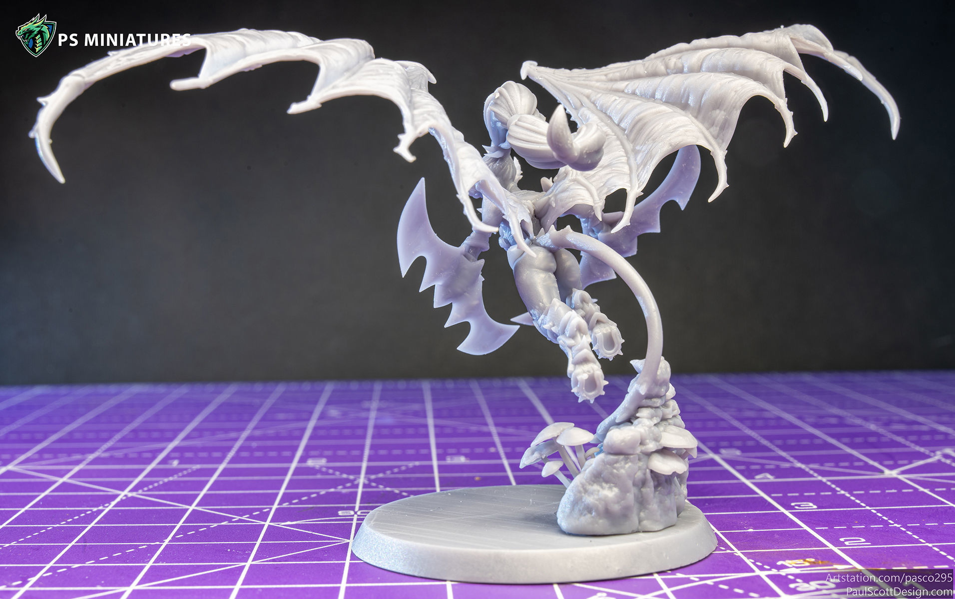 Drow Demonic Valkyrie Pose 3 - Includes Pinup Variant 3D model 3D ...
