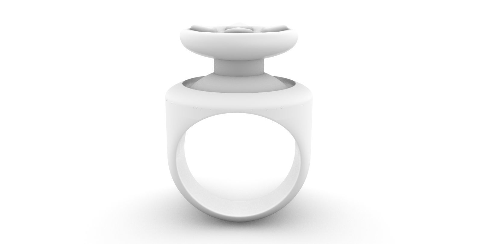 Gamepad Ring - Joystick Knob with Arrows 3D model 3D printable | CGTrader